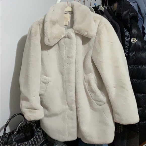 Jackets & Coats | Hm Faux Fur Coat | Poshmark